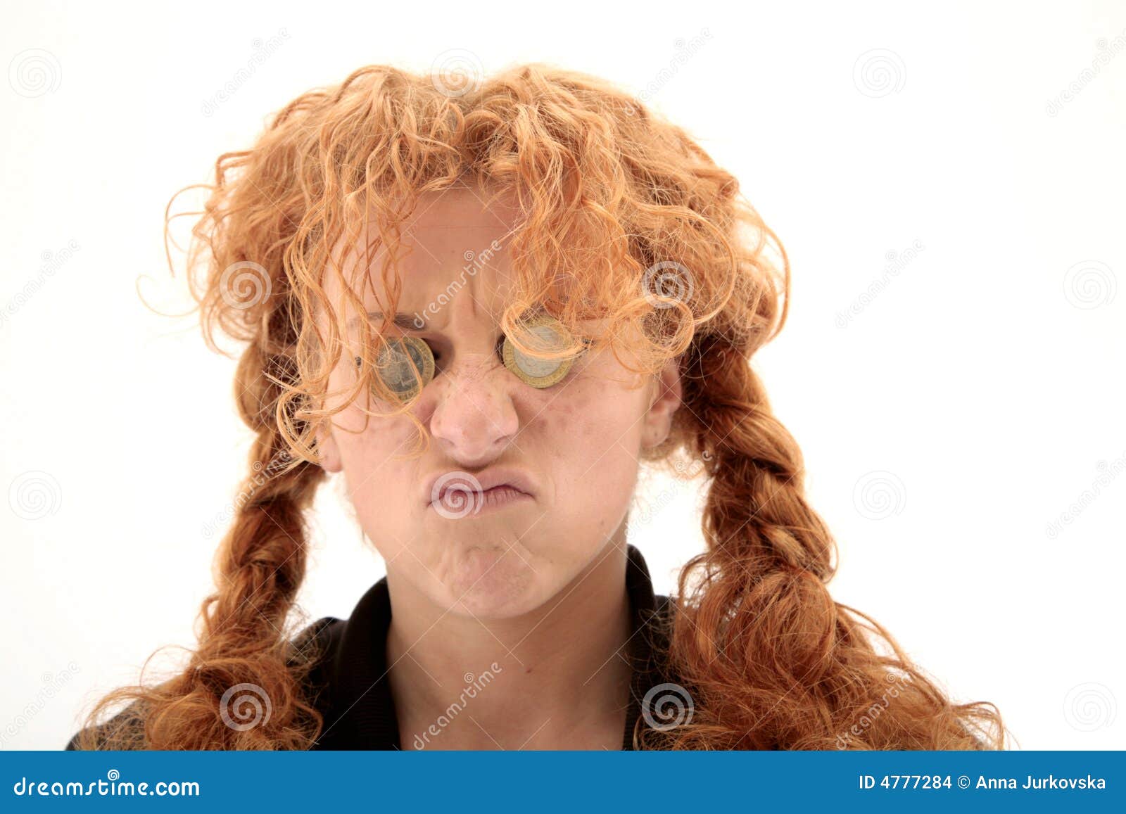 Coin eyes stock photo. Image of expression, coins, isolated - 4777284