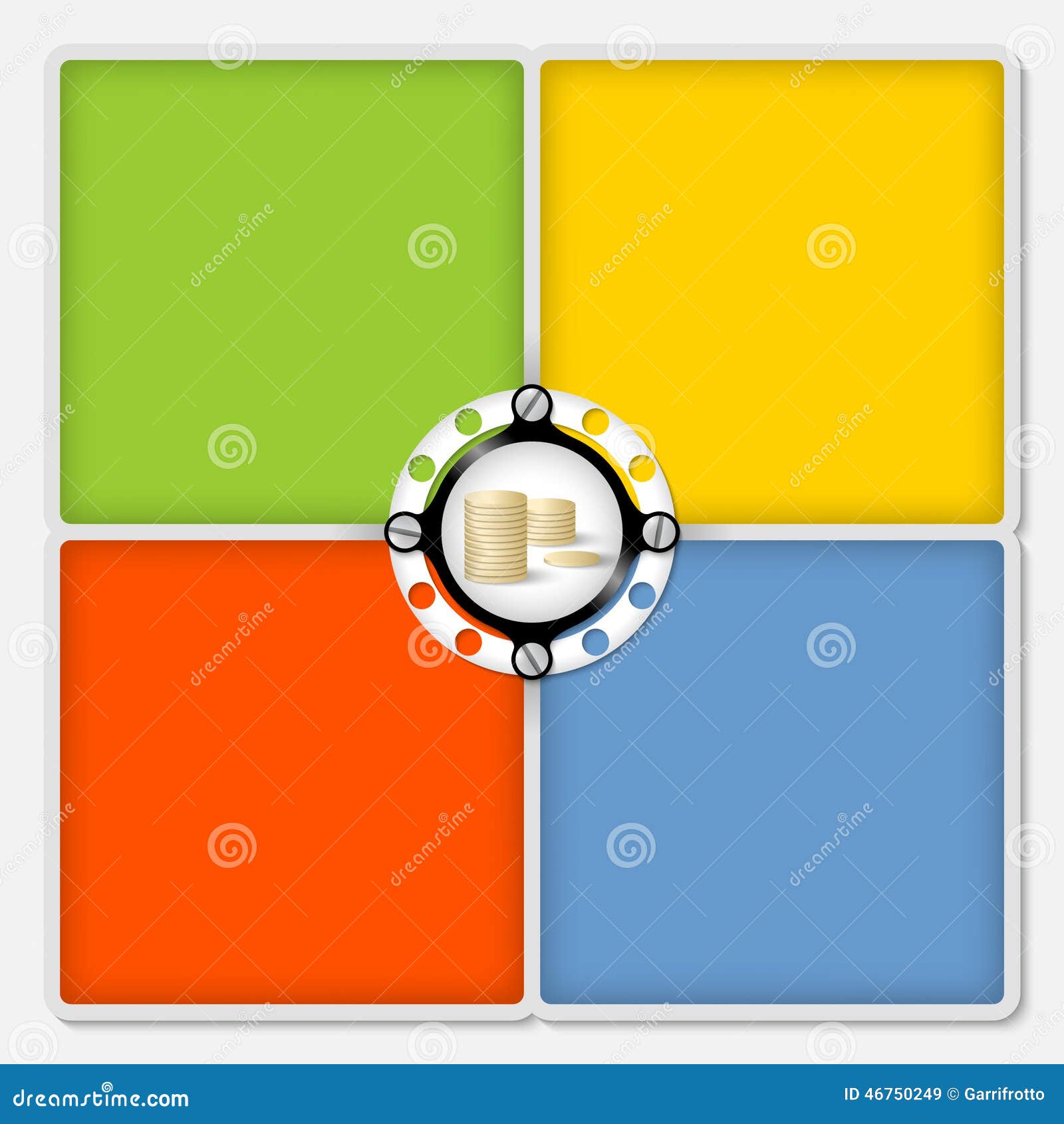 Coin stock vector. Illustration of frames, line, gold - 46750249