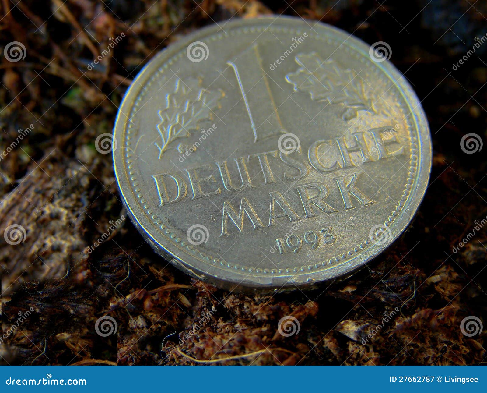 Coin, German Mark, DM stock image. Image of collection - 27662787