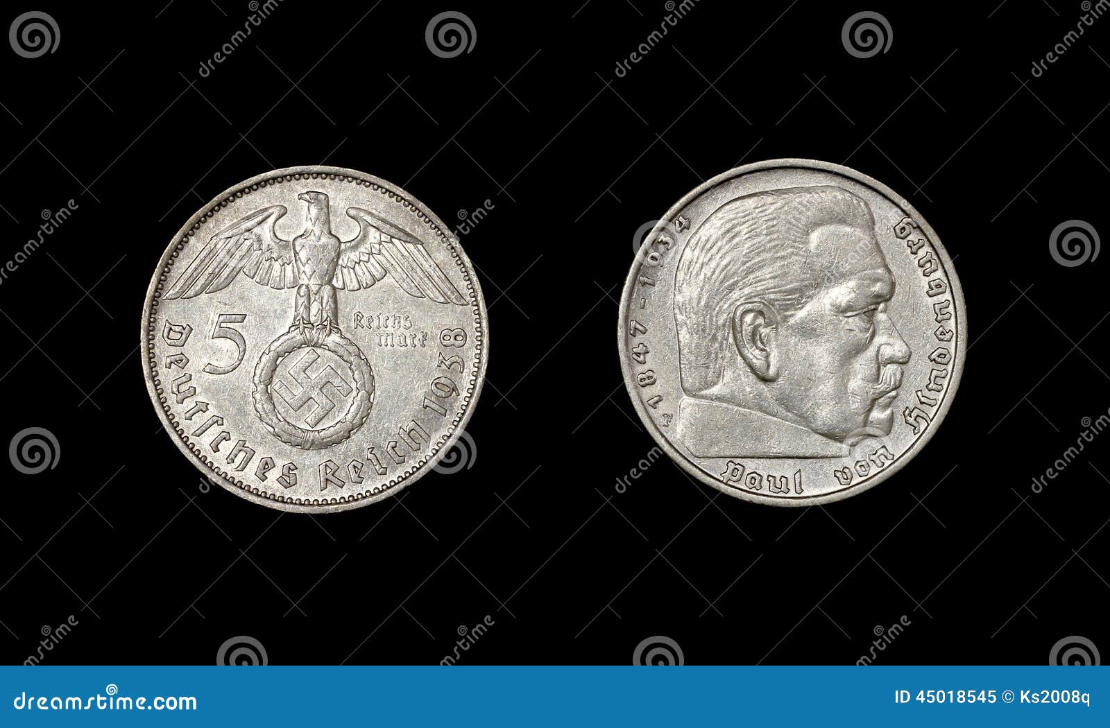 Coin of Germany stock image. Image of black, germany - 45018545