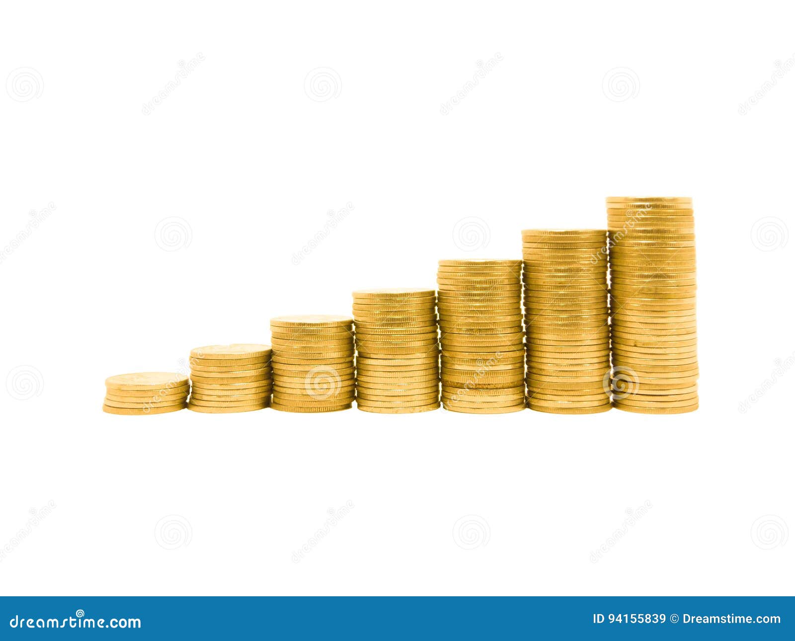 Coin Graph stock image. Image of economy, coins, chart - 94155839