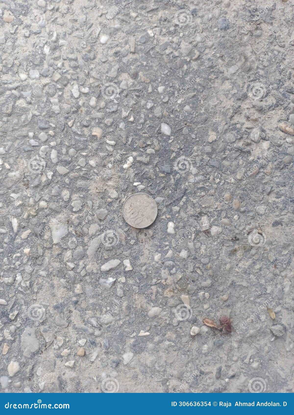 Coin on the Ground Useless by Human Stock Photo - Image of iron, sand ...