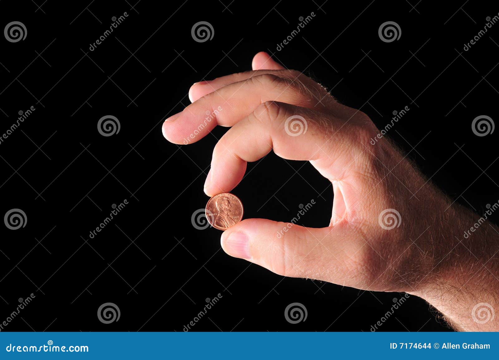 Coin in hand stock photo. Image of begging, coin, broke - 7174644