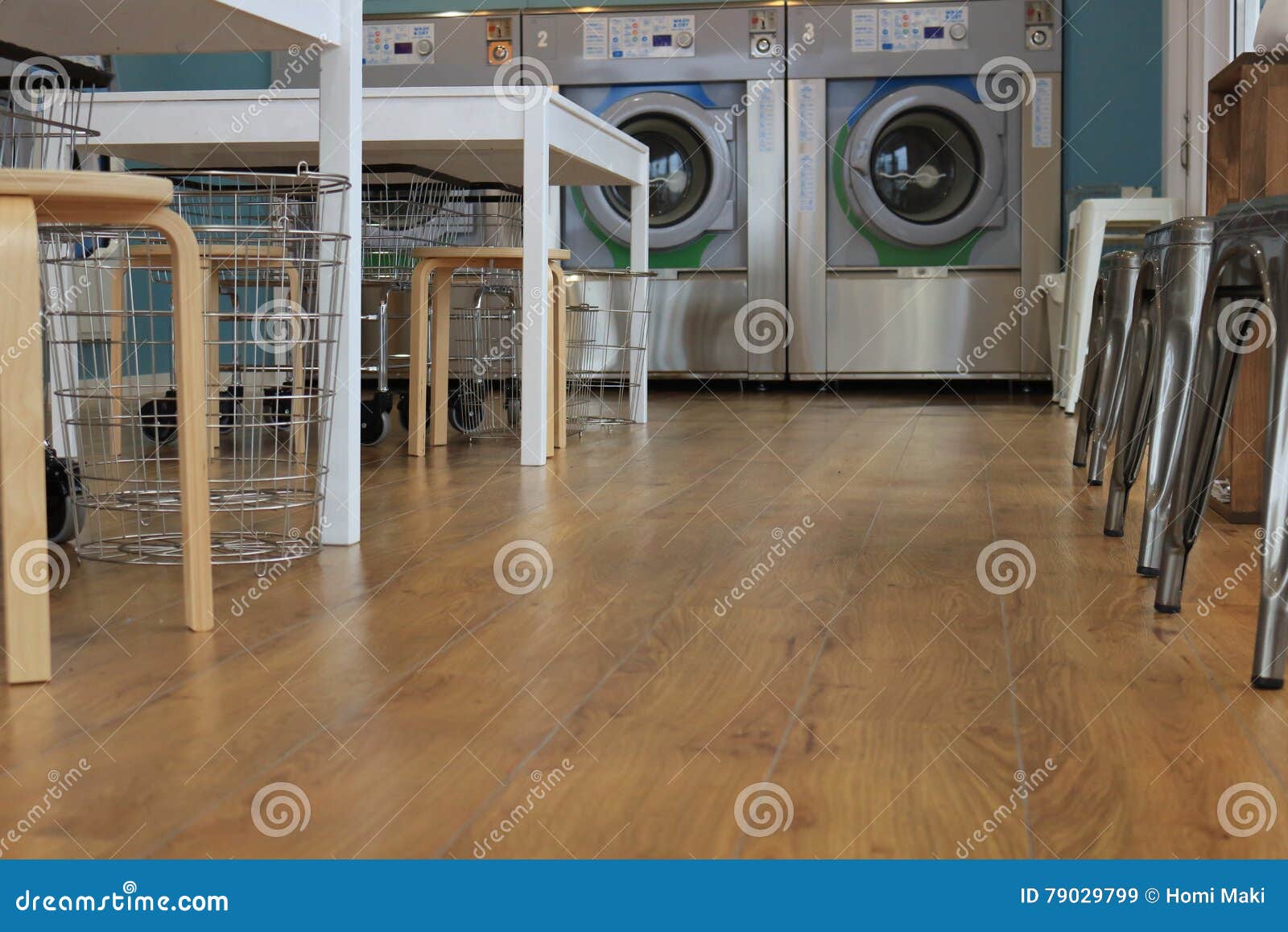 Coin laundry in the shop stock image. Image of beautiful - 79029799