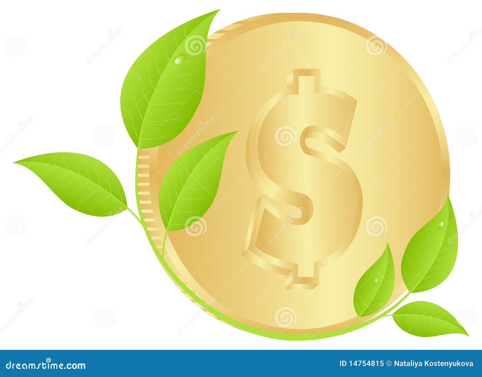 Coin Leaves Stock Illustrations – 2,432 Coin Leaves Stock Illustrations ...