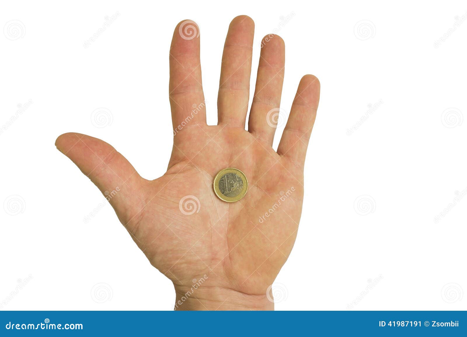 Coin in man hand stock image. Image of cost, money, banking - 41987191