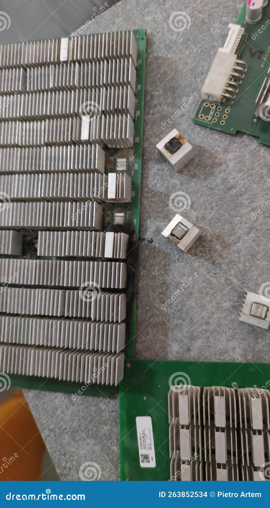 Coin Mining Hash Board ASIC Stock Photo - Image of electric, power ...