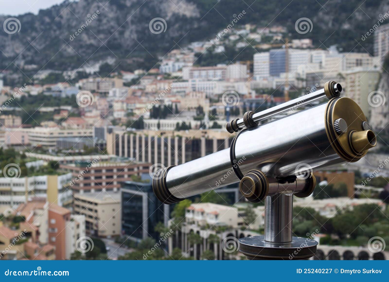 Coin operated binoculars stock image. Image of observation - 25240227