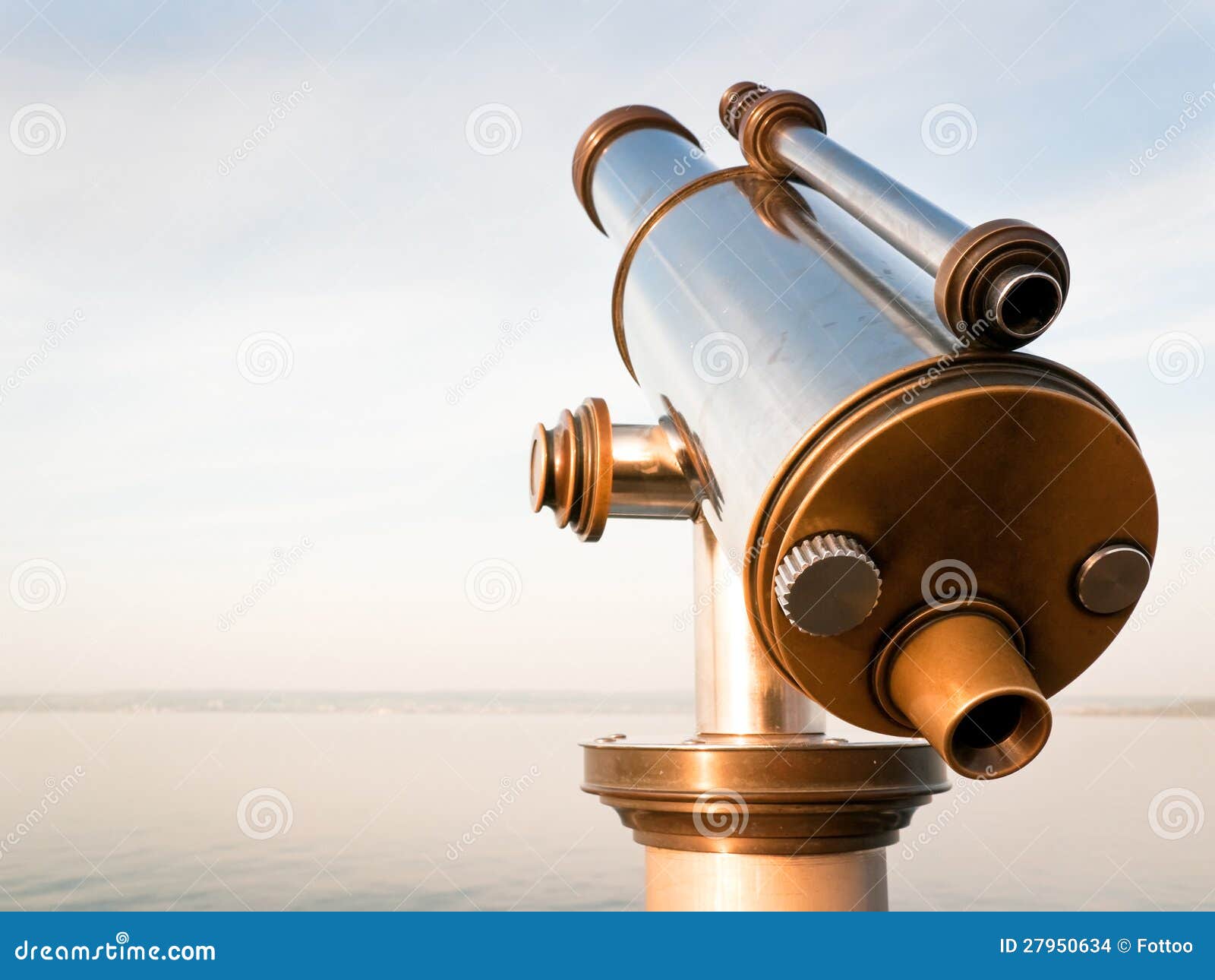Coin-operated binoculars stock photo. Image of steel - 27950634