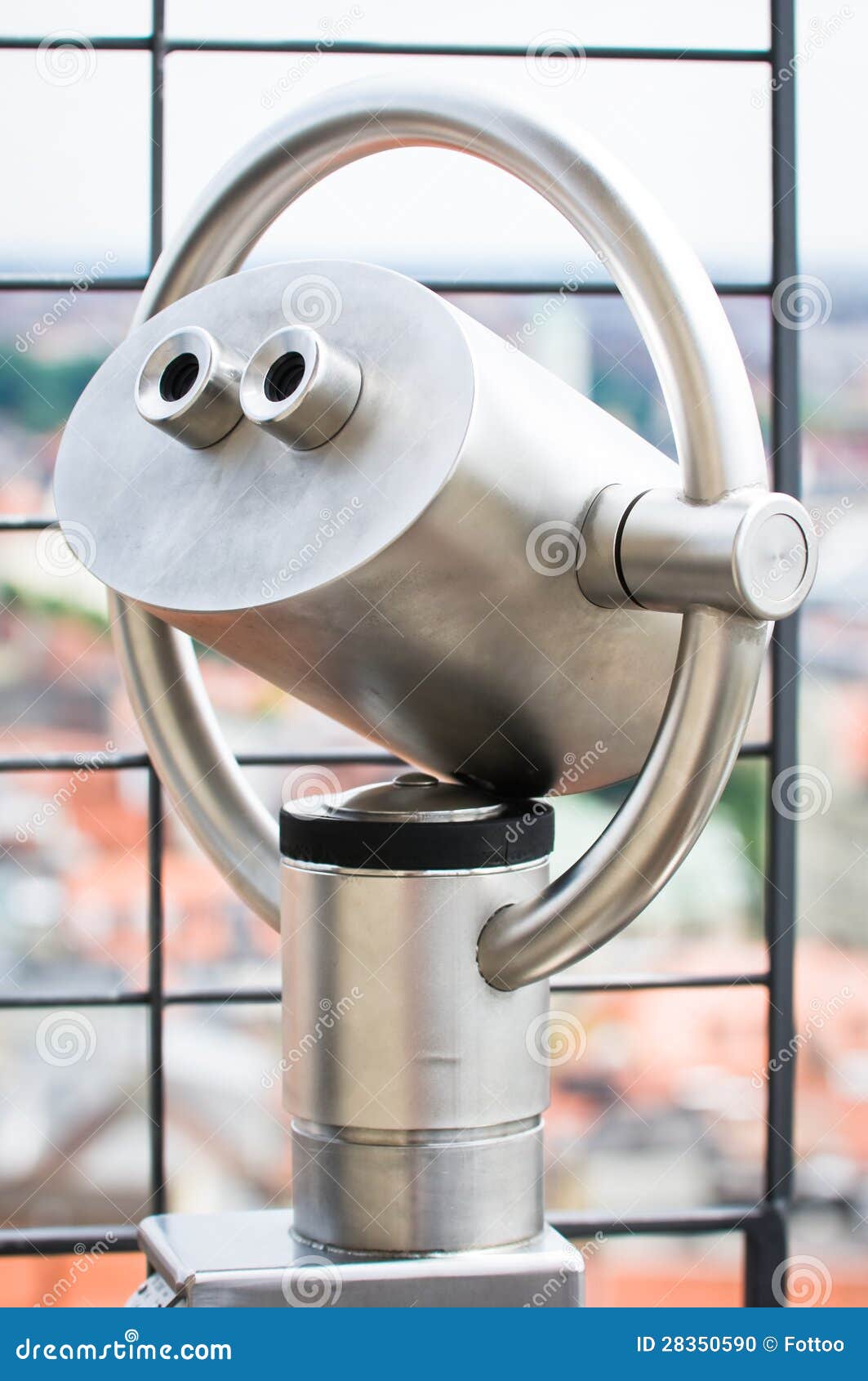 Coin operated binoculars stock photo. Image of metallic - 28350590