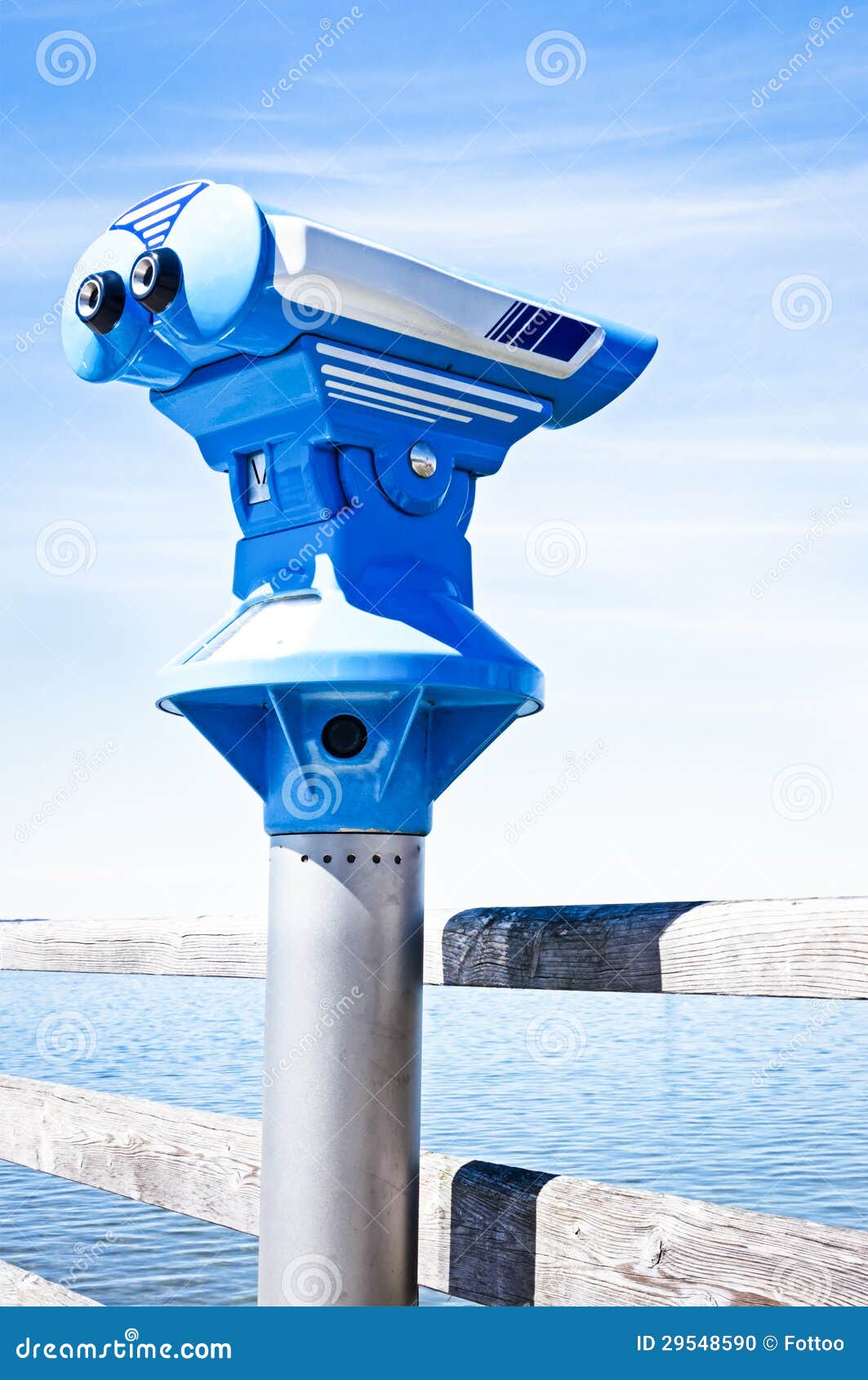 Coin operated binoculars stock photo. Image of silver - 29548590