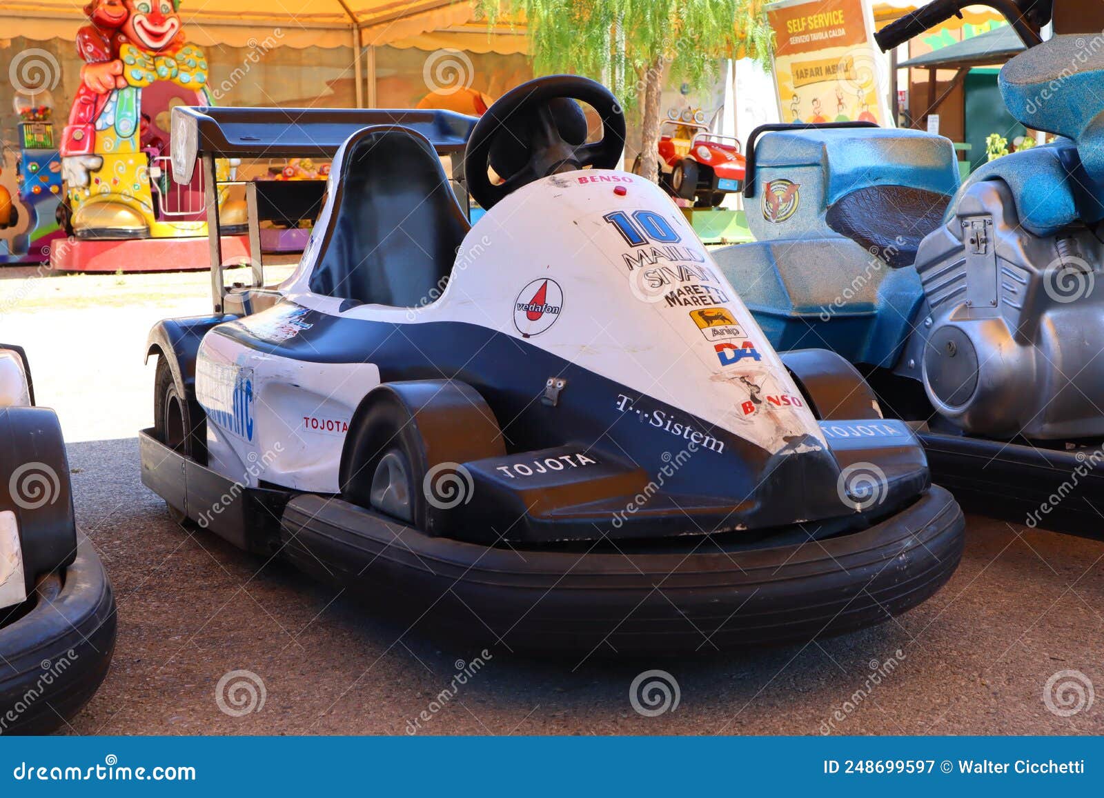 Coin Operated Bumper Car Kiddie Ride Editorial Photography - Image of ...