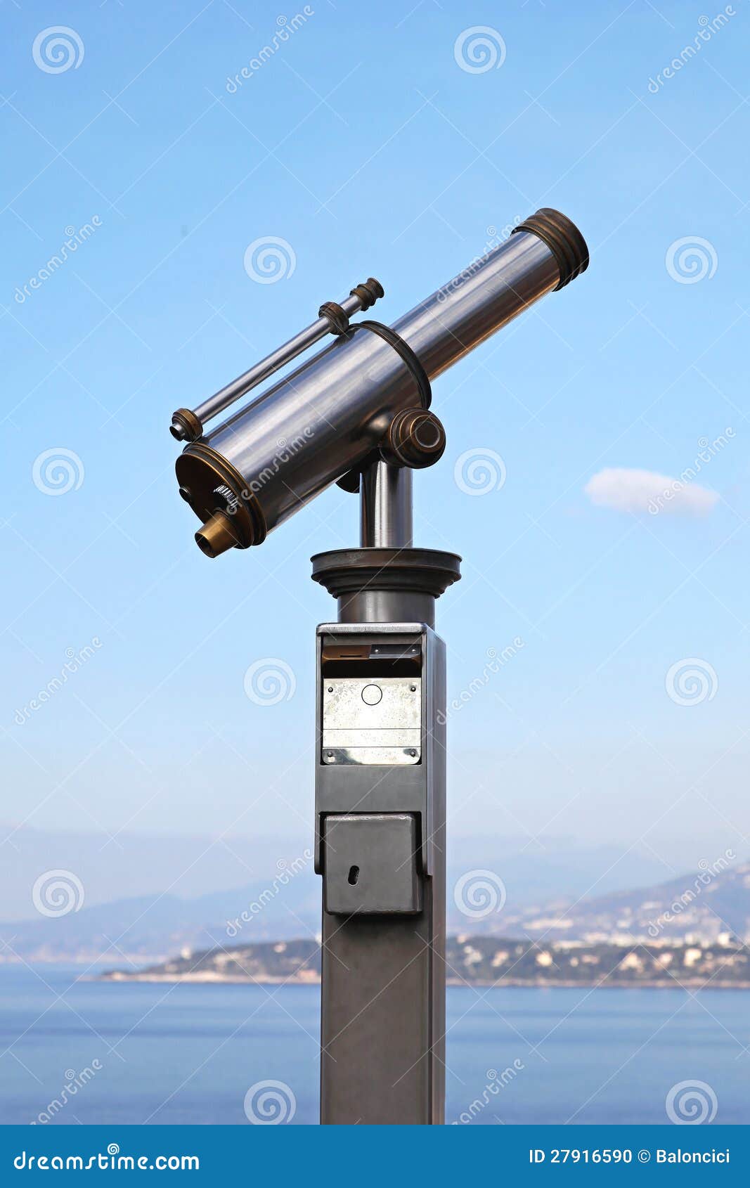 Coin operated telescope stock photo. Image of operated - 27916590