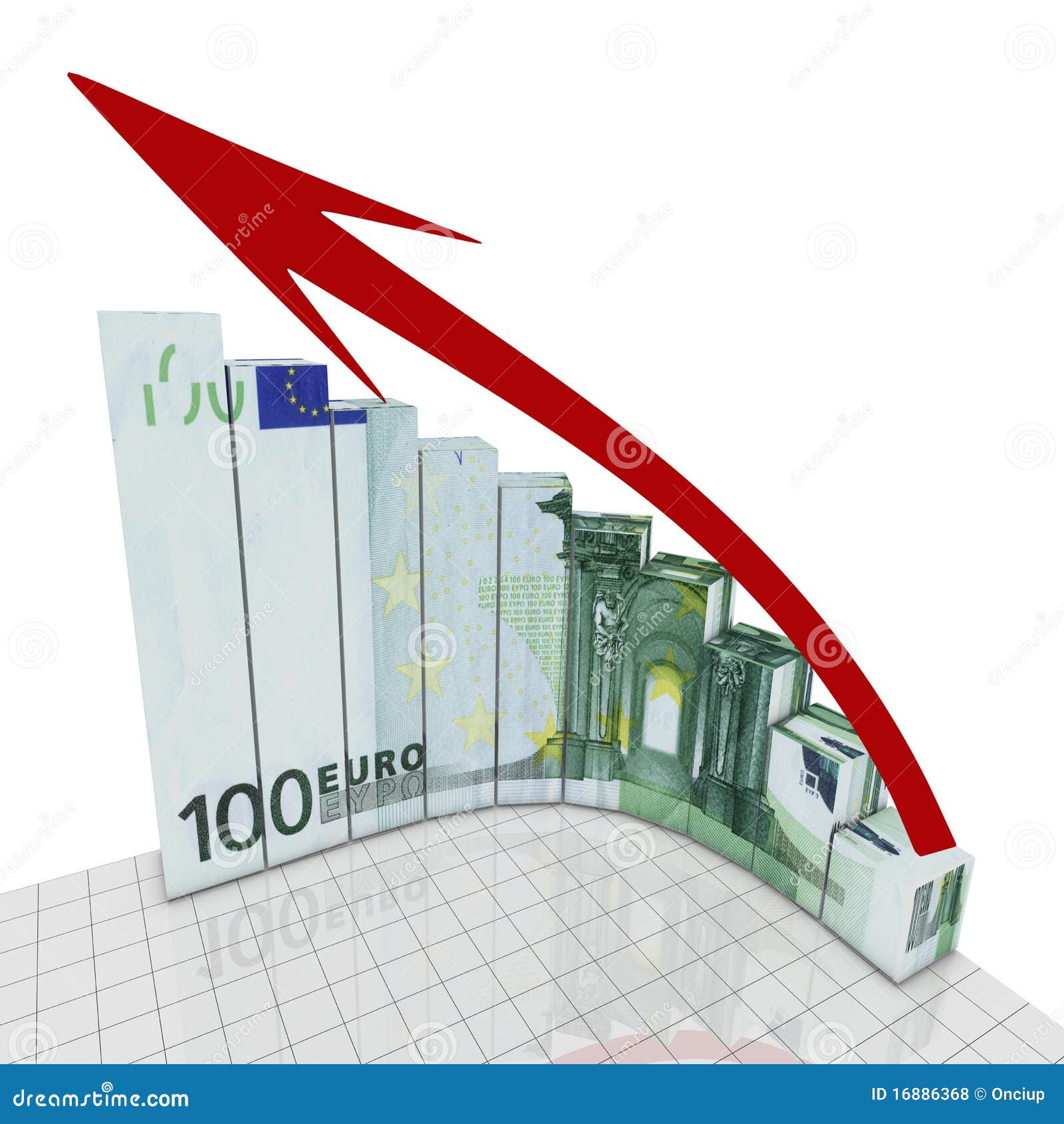 Coin rond d'euro graphique illustration stock. Illustration of ...