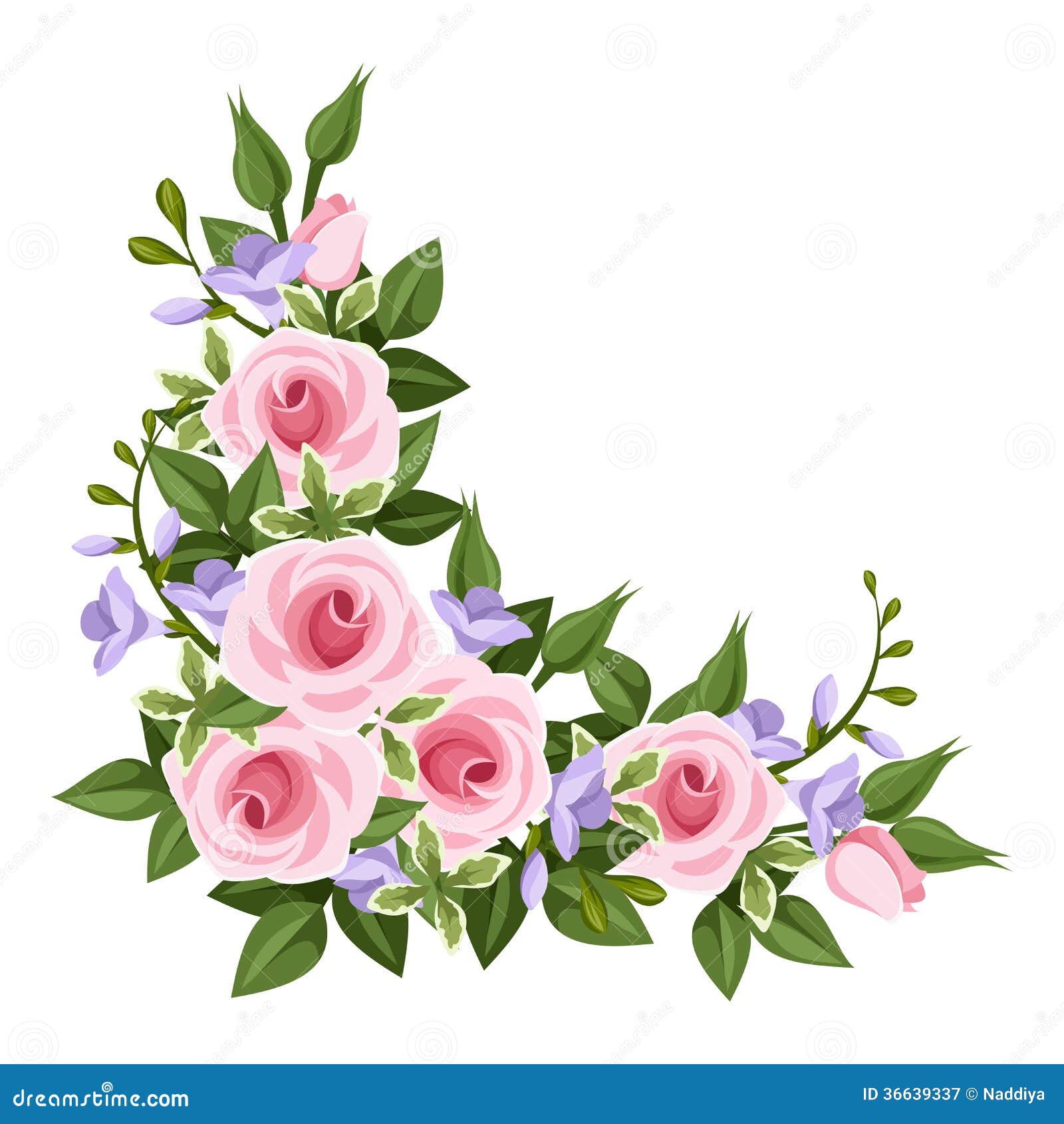 Render Fleurs Decoration Coin