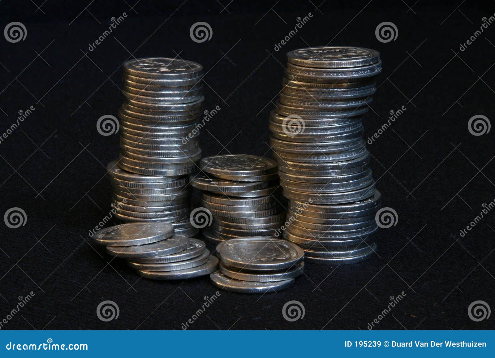 Coin stack stock image. Image of count, save, rich, profit - 195239