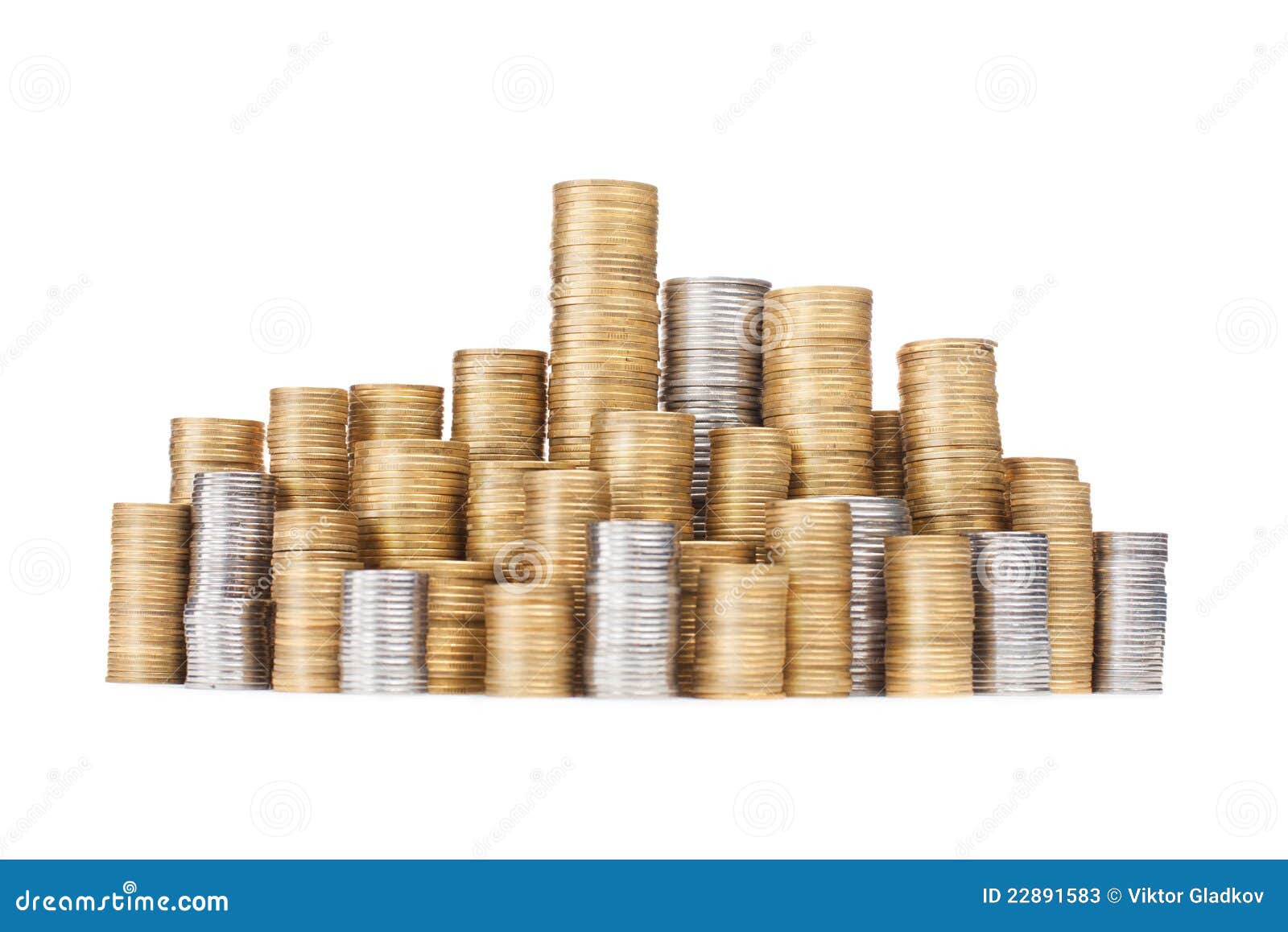 Coin stack stock image. Image of business, growth, background - 22891583