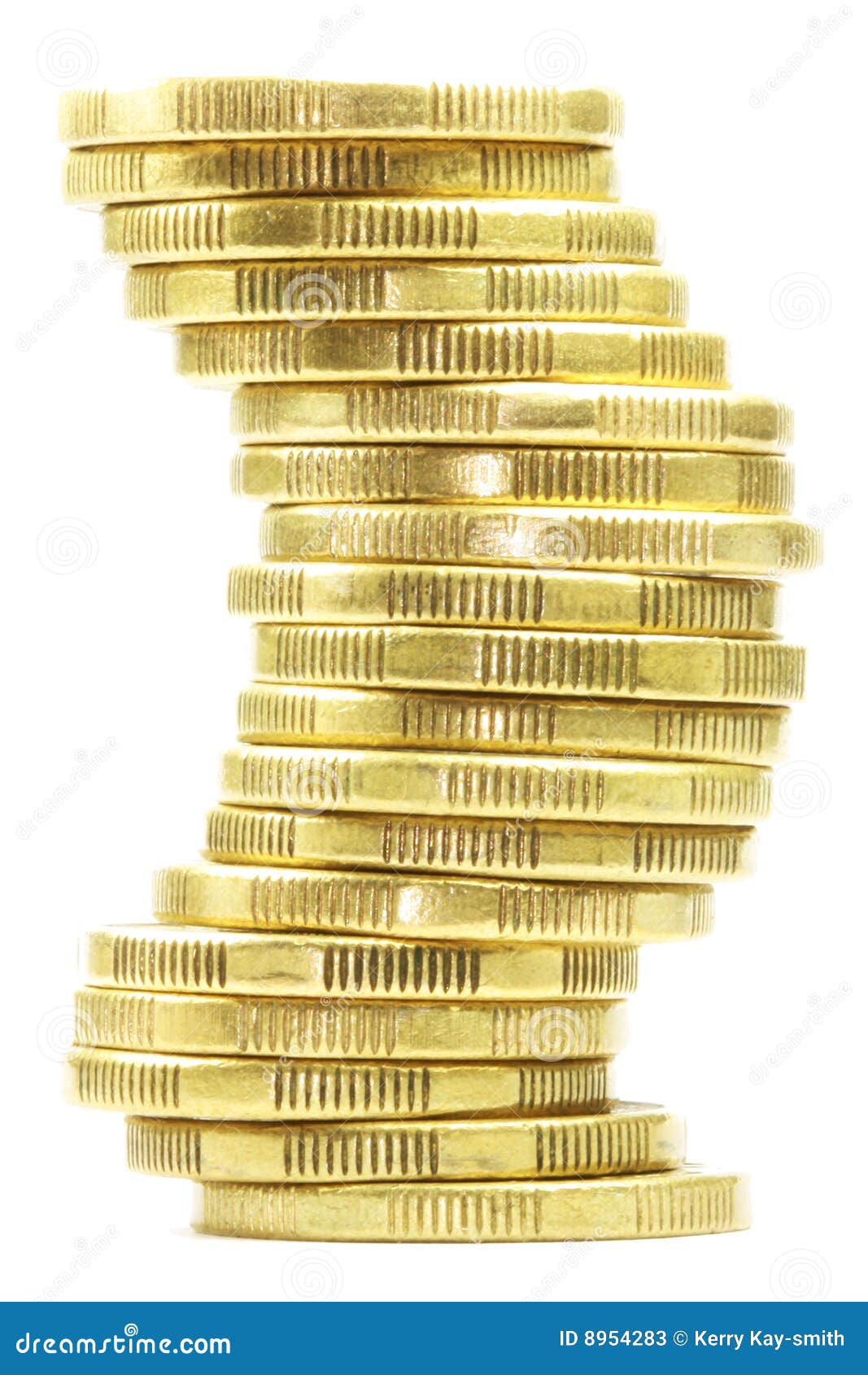 Coin stack stock image. Image of debt, coin, concept, banking - 8954283