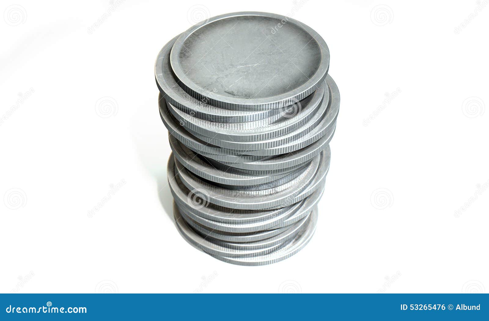 Coin Stack stock photo. Image of blank, coin, growth - 53265476