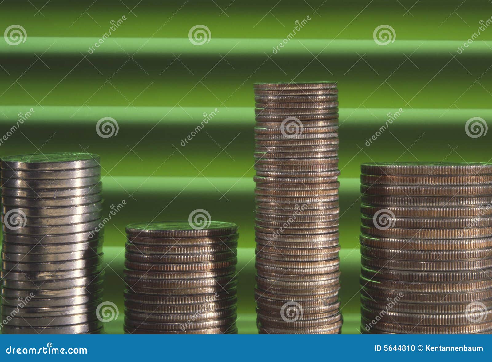 Coin stack graph stock photo. Image of finance, graphic - 5644810