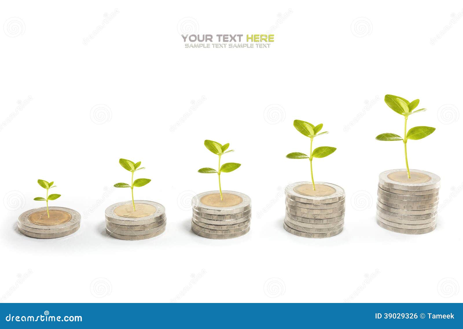 Coin stack stock photo. Image of growth, wealth, isolated - 39029326