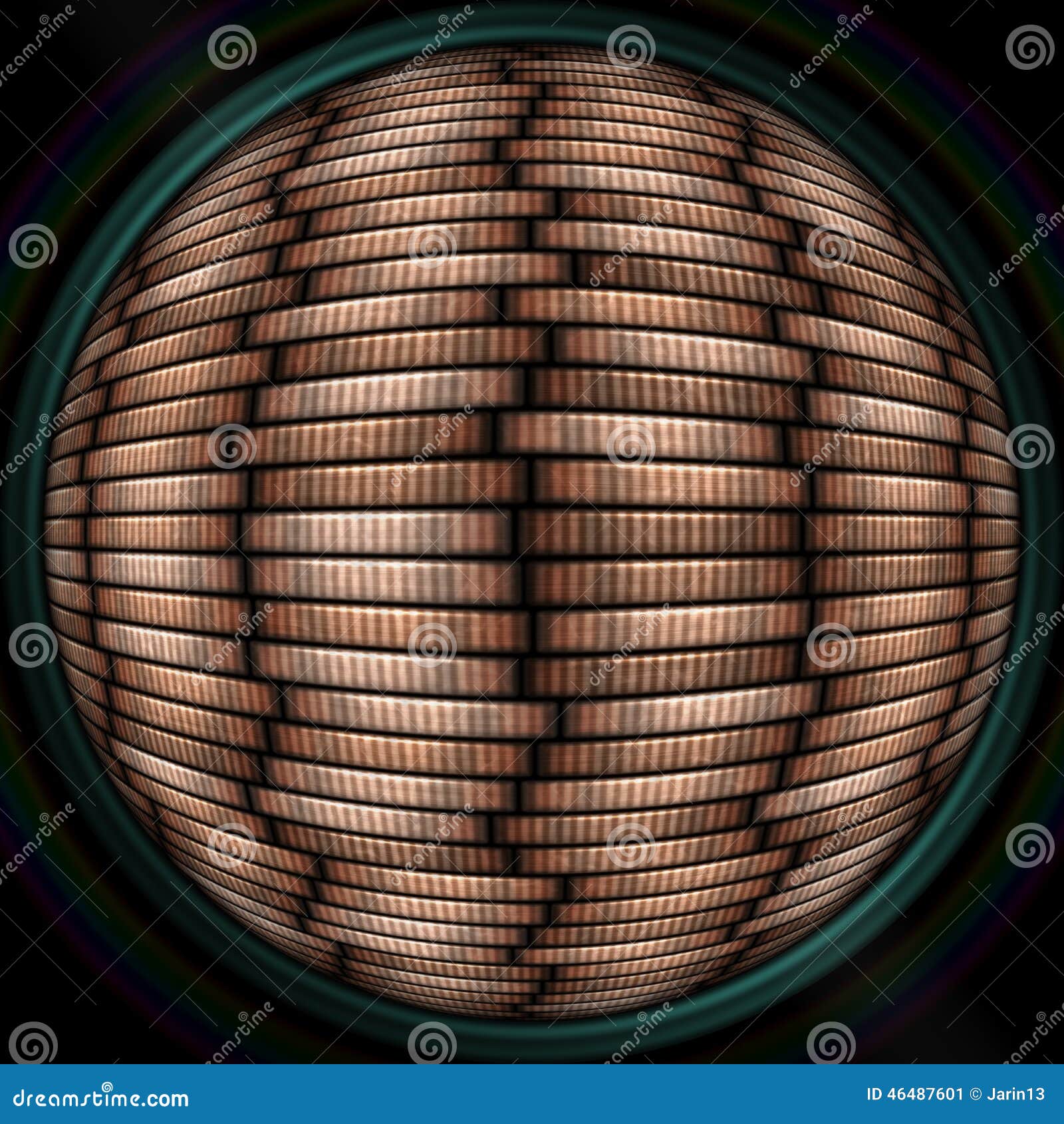 Coin Stack Seamless Texture in Objectiv or Lens Stock Illustration ...