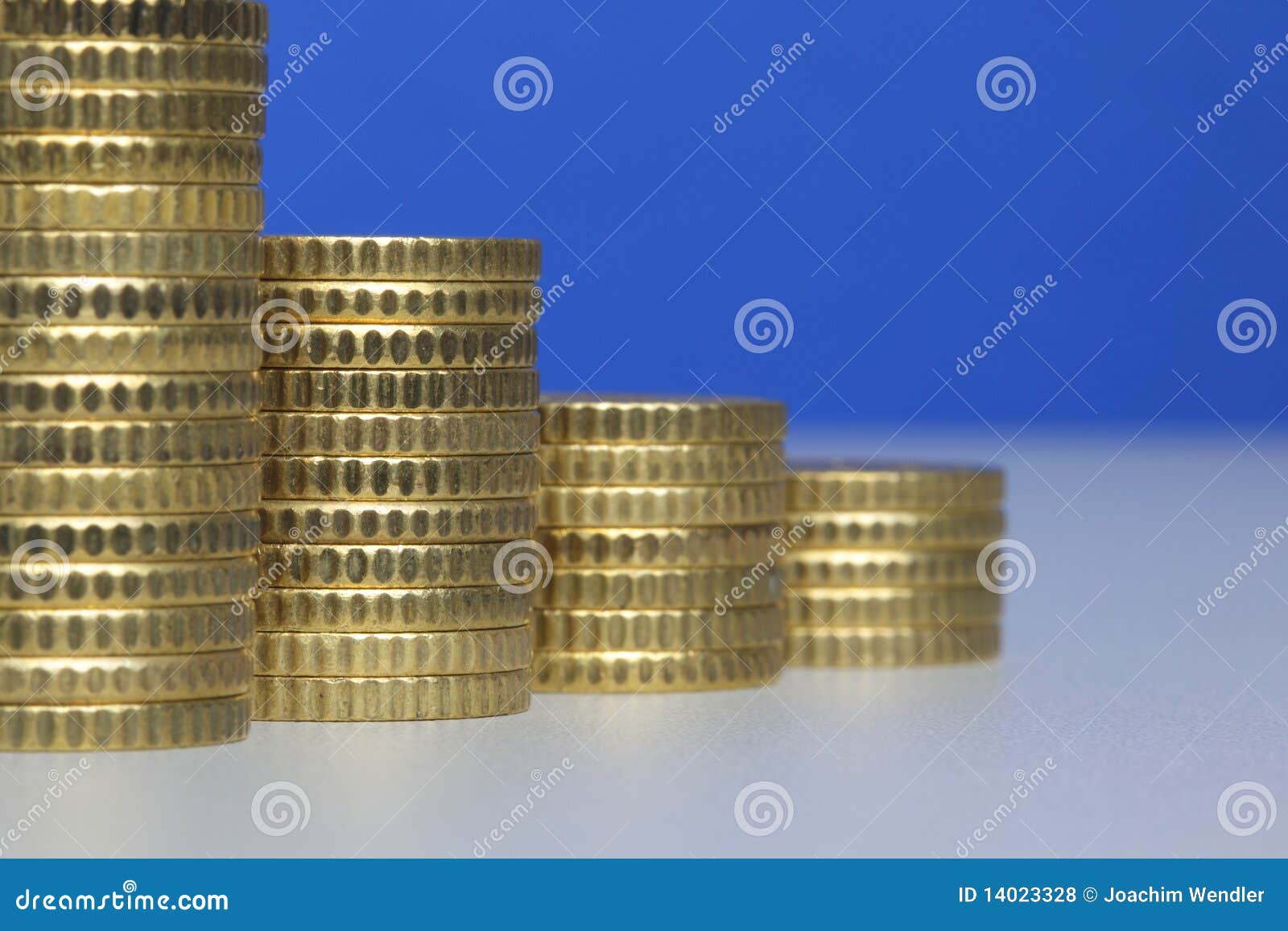 Coin stacks stock photo. Image of banking, bonus, finance - 14023328