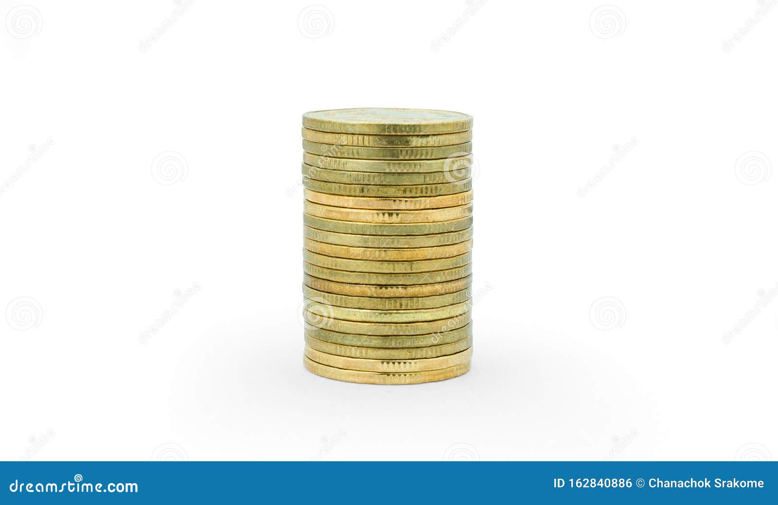 Coin stacks Tower stock photo. Image of letter, financial - 162840886