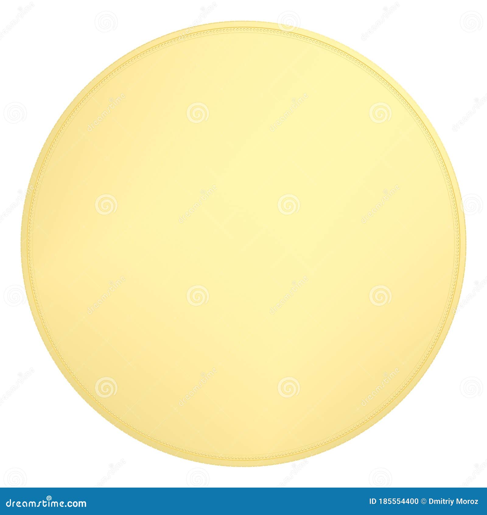 Coin template stock illustration. Illustration of isolated - 185554400