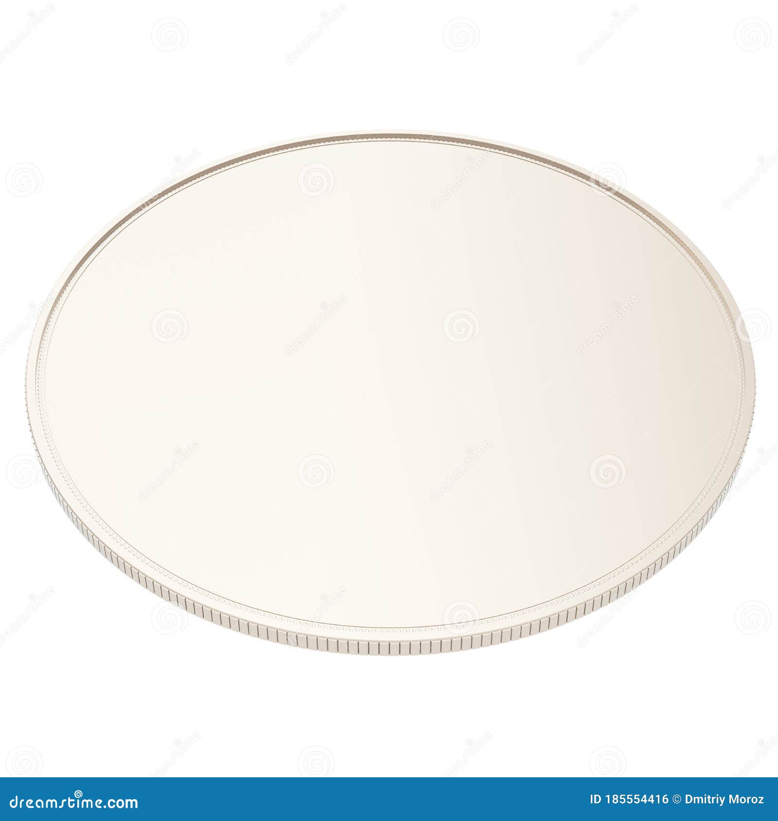 Coin template stock illustration. Illustration of render - 185554416