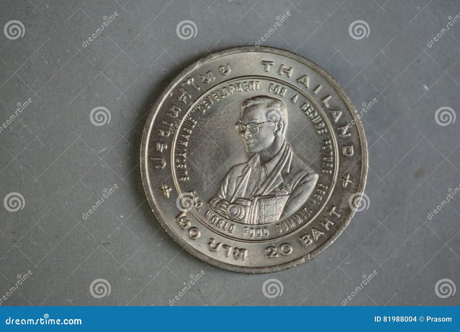 Coin thailand stock photo. Image of golden, dollar, change - 81988004