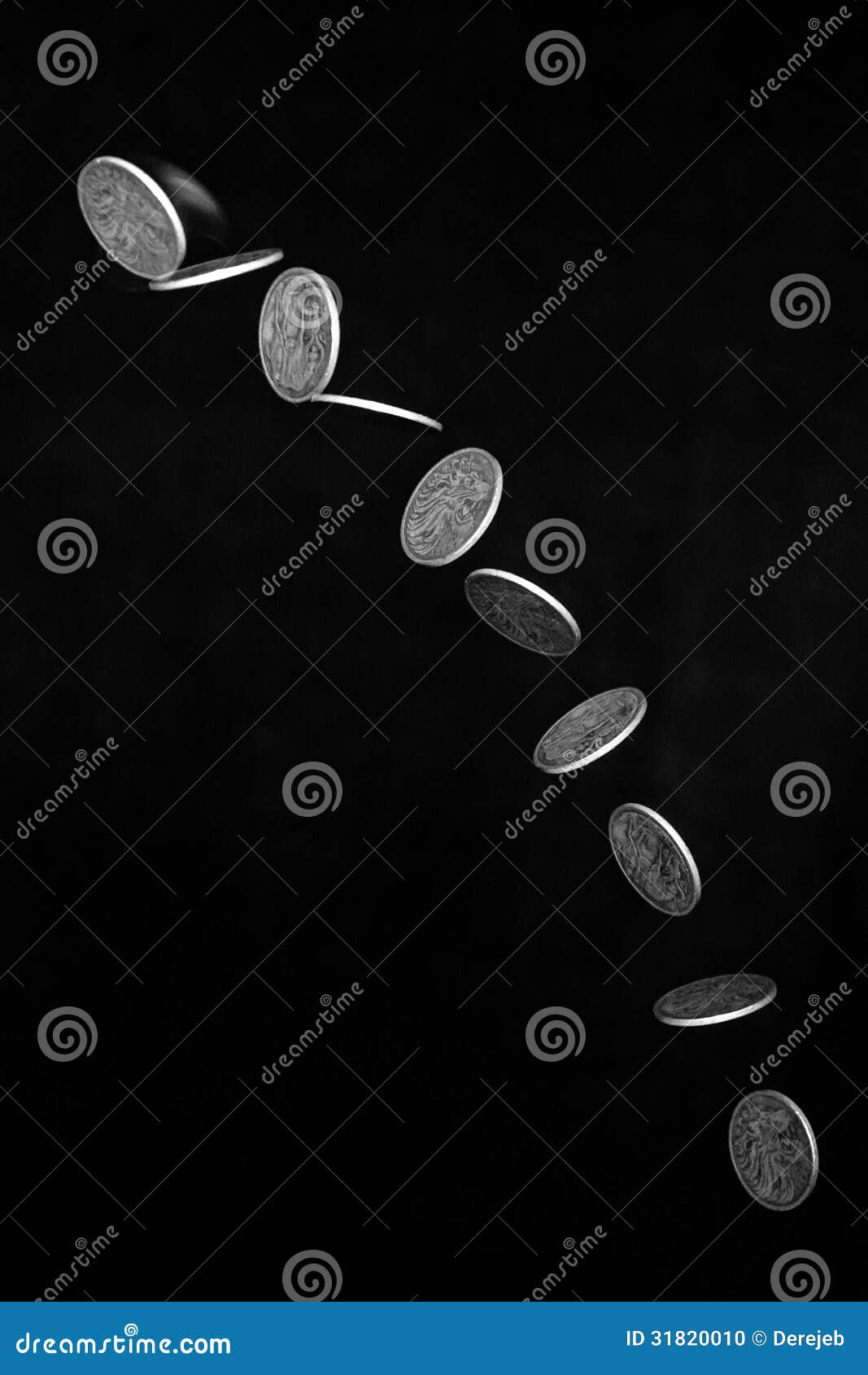 Coin toss stock photo. Image of motion, freeze, stroboscopic - 31820010