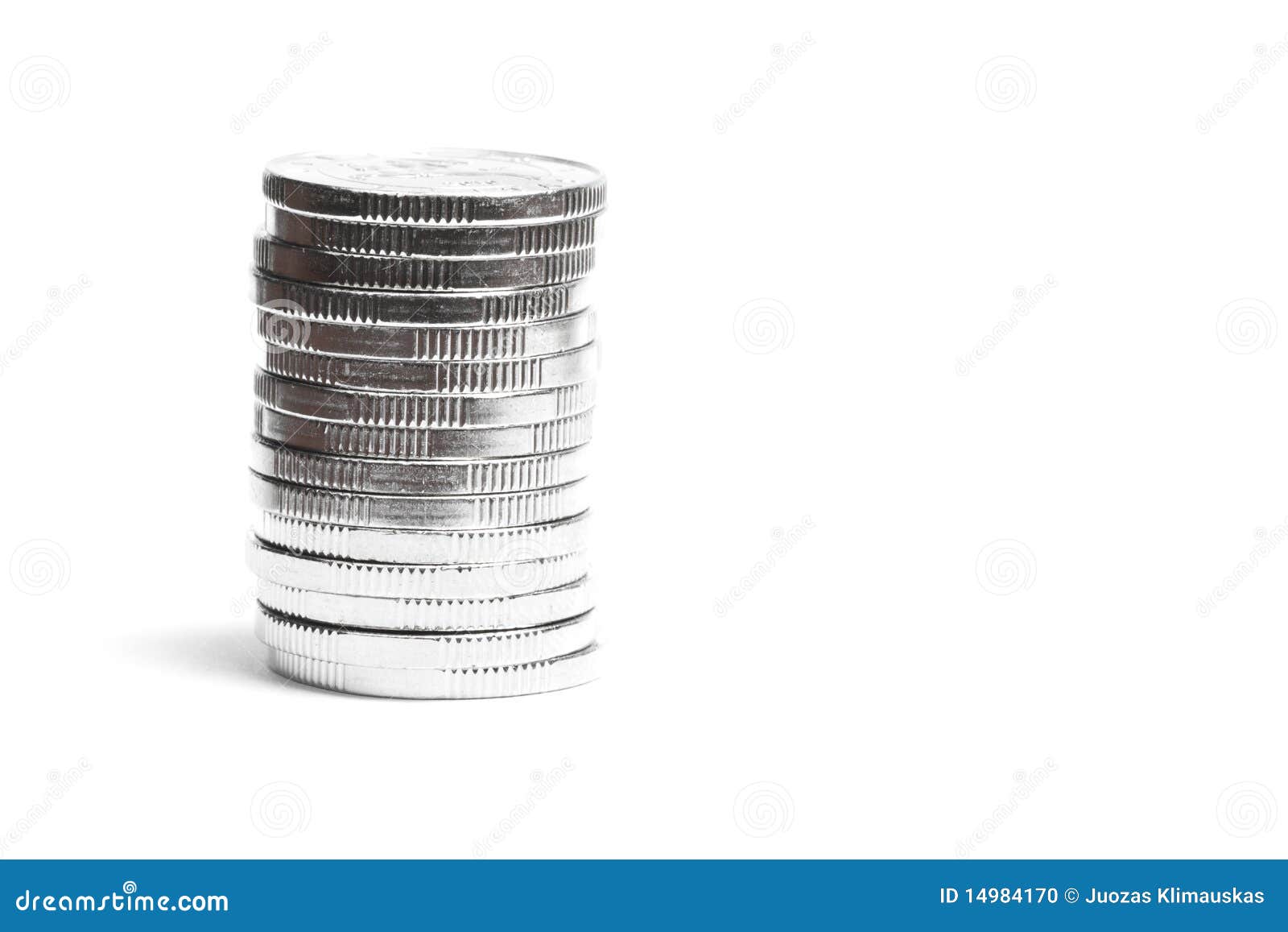 Coin tower stock photo. Image of shiny, money, pile, silver - 14984170