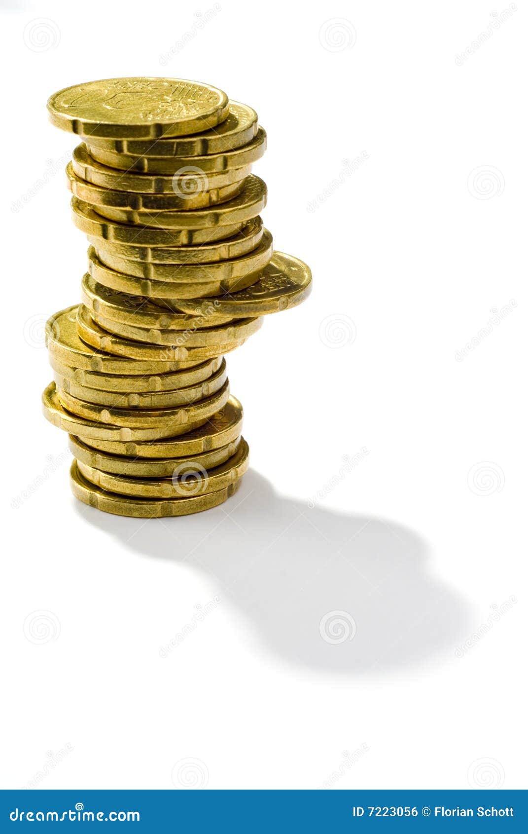 Coin Tower stock photo. Image of finances, exchange, investment - 7223056