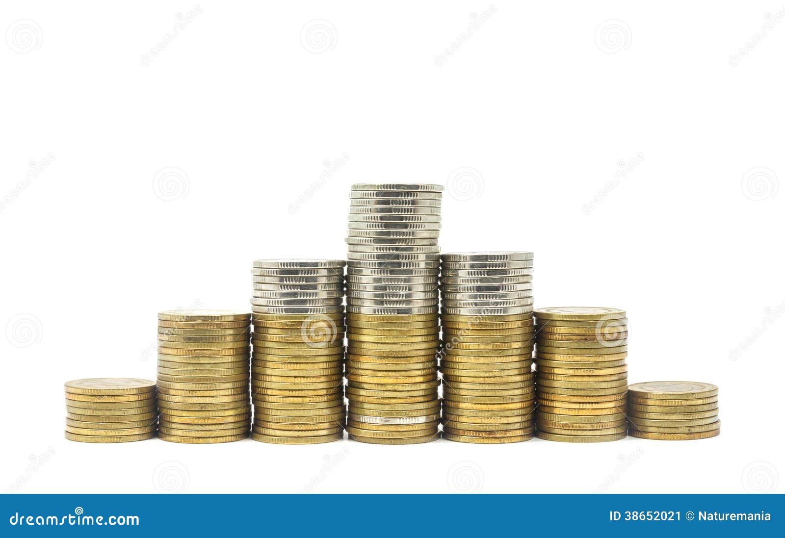 Coin tower stock image. Image of earnings, fund, fortune - 38652021