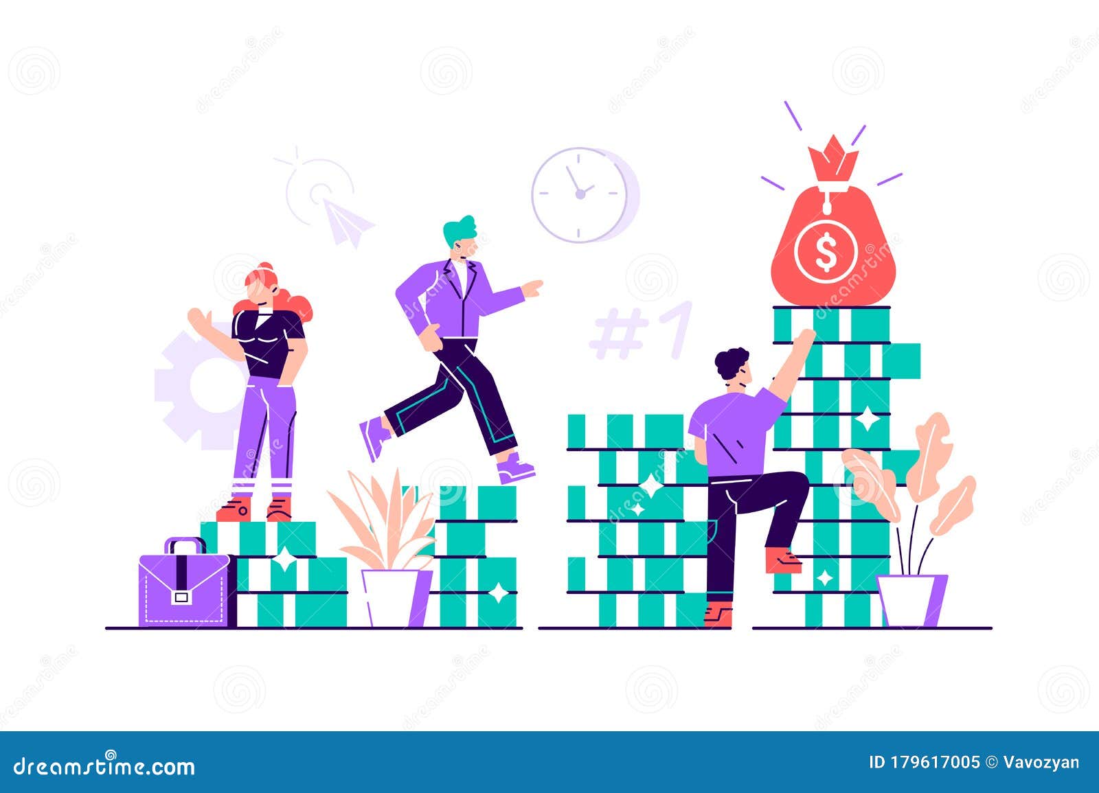 Investment Management, Vector Illustration Design Stock Vector ...