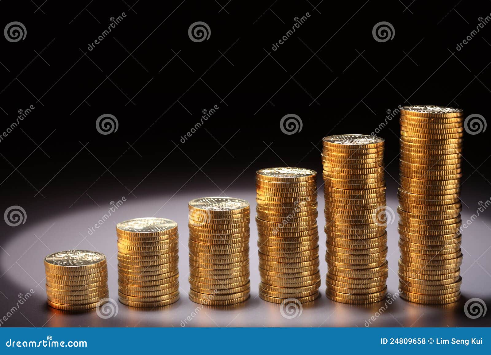 Coins stock photo. Image of finance, gold, ideas, large - 24809658