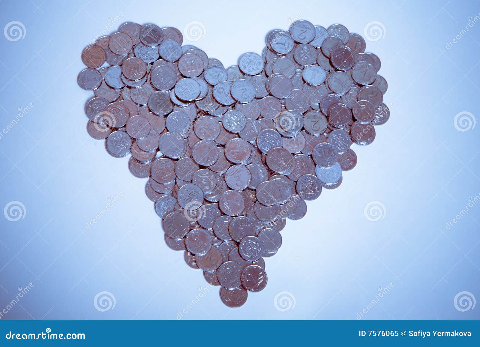 Coins stock image. Image of coin, heart, money, love, currency - 7576065