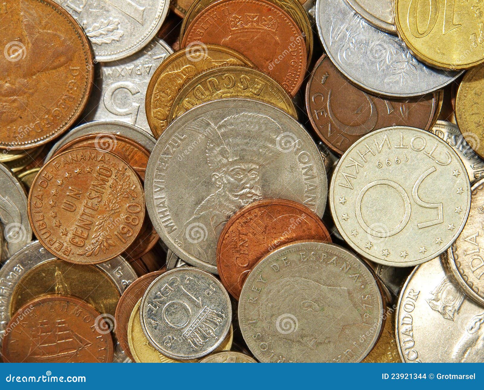 Coins.Background stock photo. Image of deposit, round - 23921344