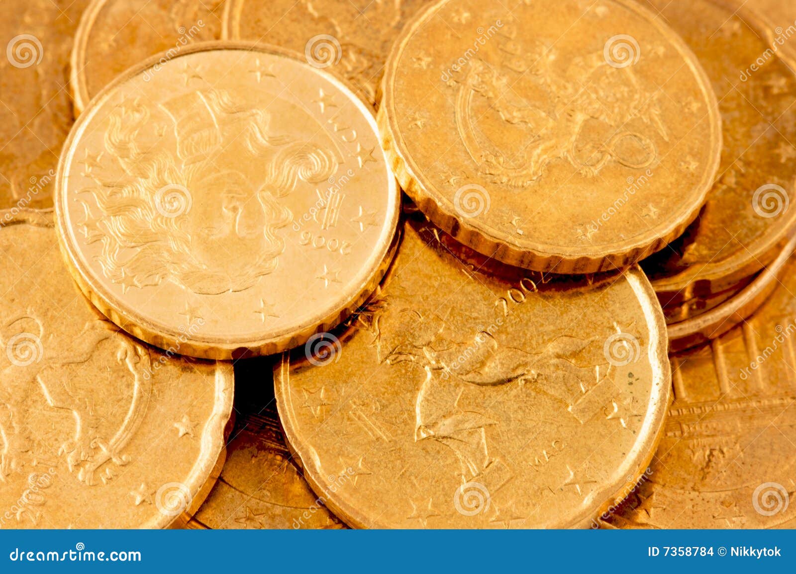 Coins background stock photo. Image of fund, exchange - 7358784
