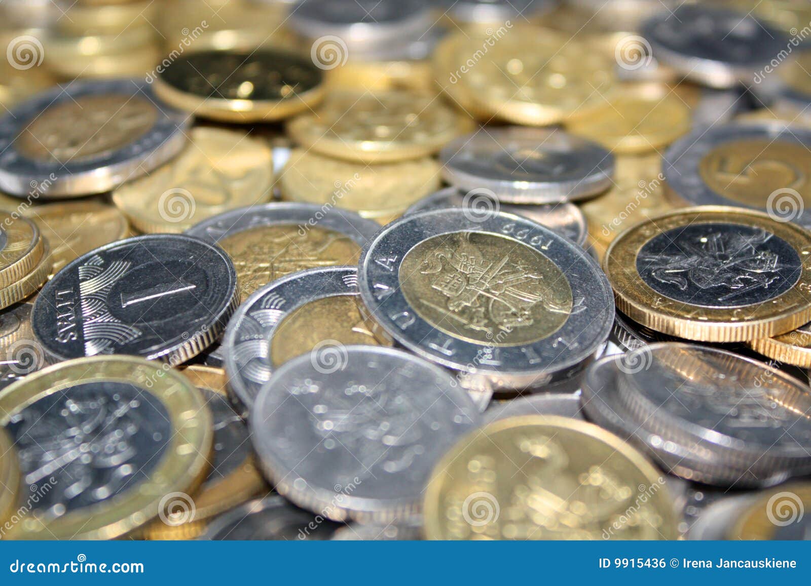 Coins background stock photo. Image of finance, inherit - 9915436