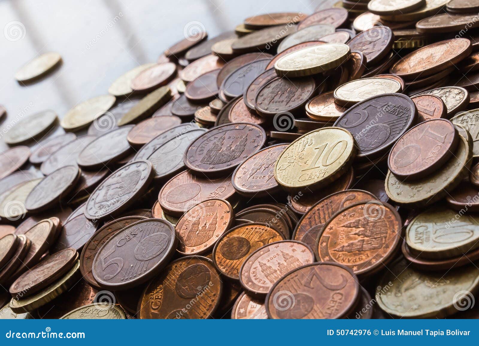 Coins background cents stock photo. Image of coffee, form - 50742976
