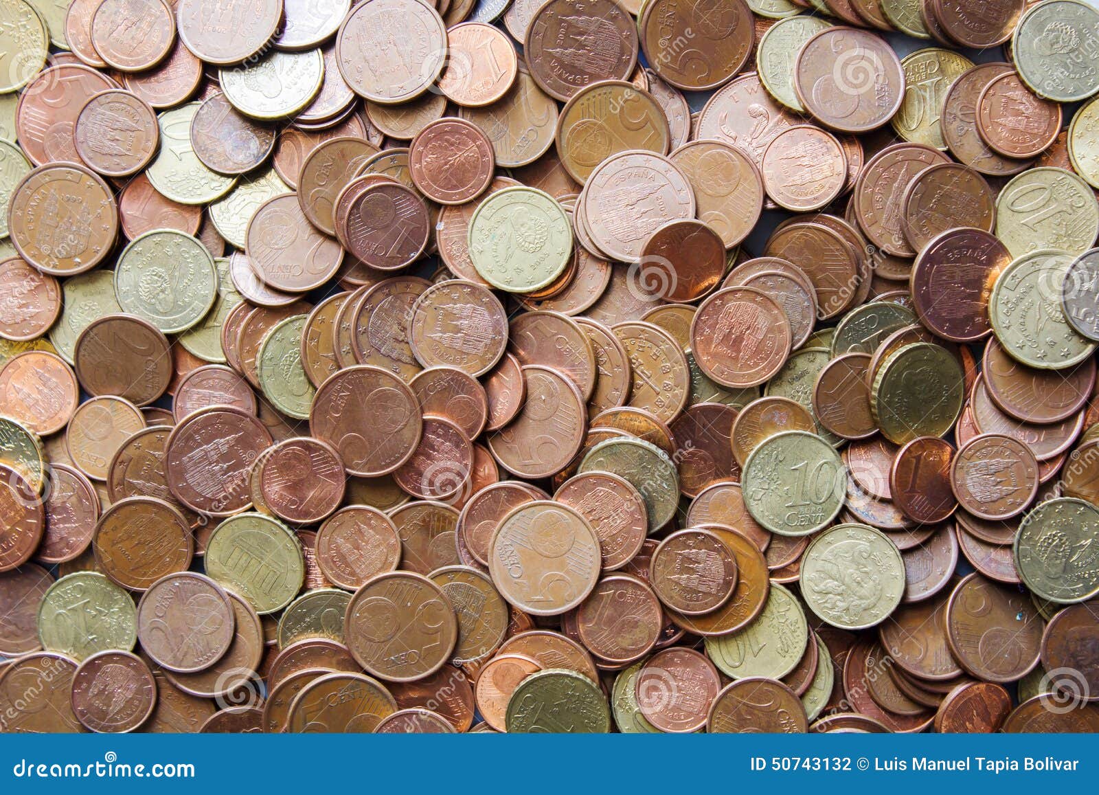 Coins background cents stock photo. Image of coins, coin - 50743132
