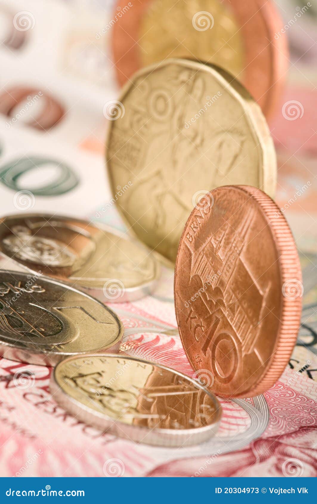 Coins and Banknotes stock image. Image of rich, money - 20304973