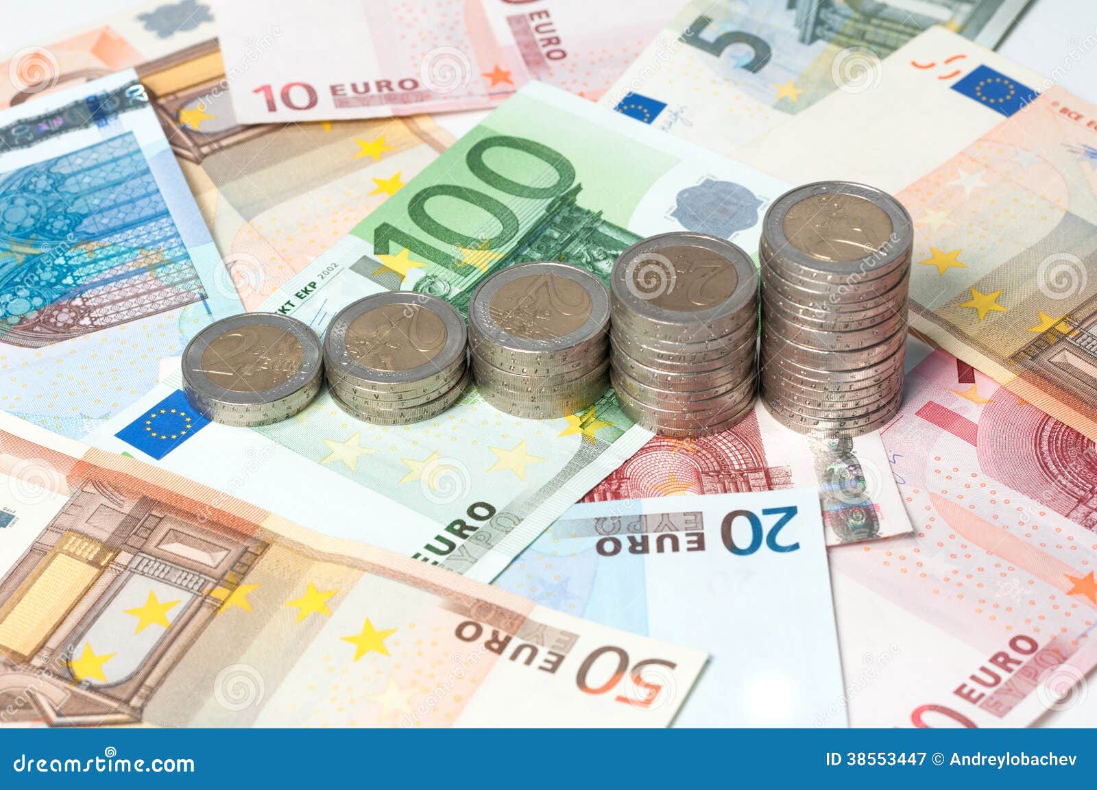 Coins and banknotes stock image. Image of market, backgrounds - 38553447
