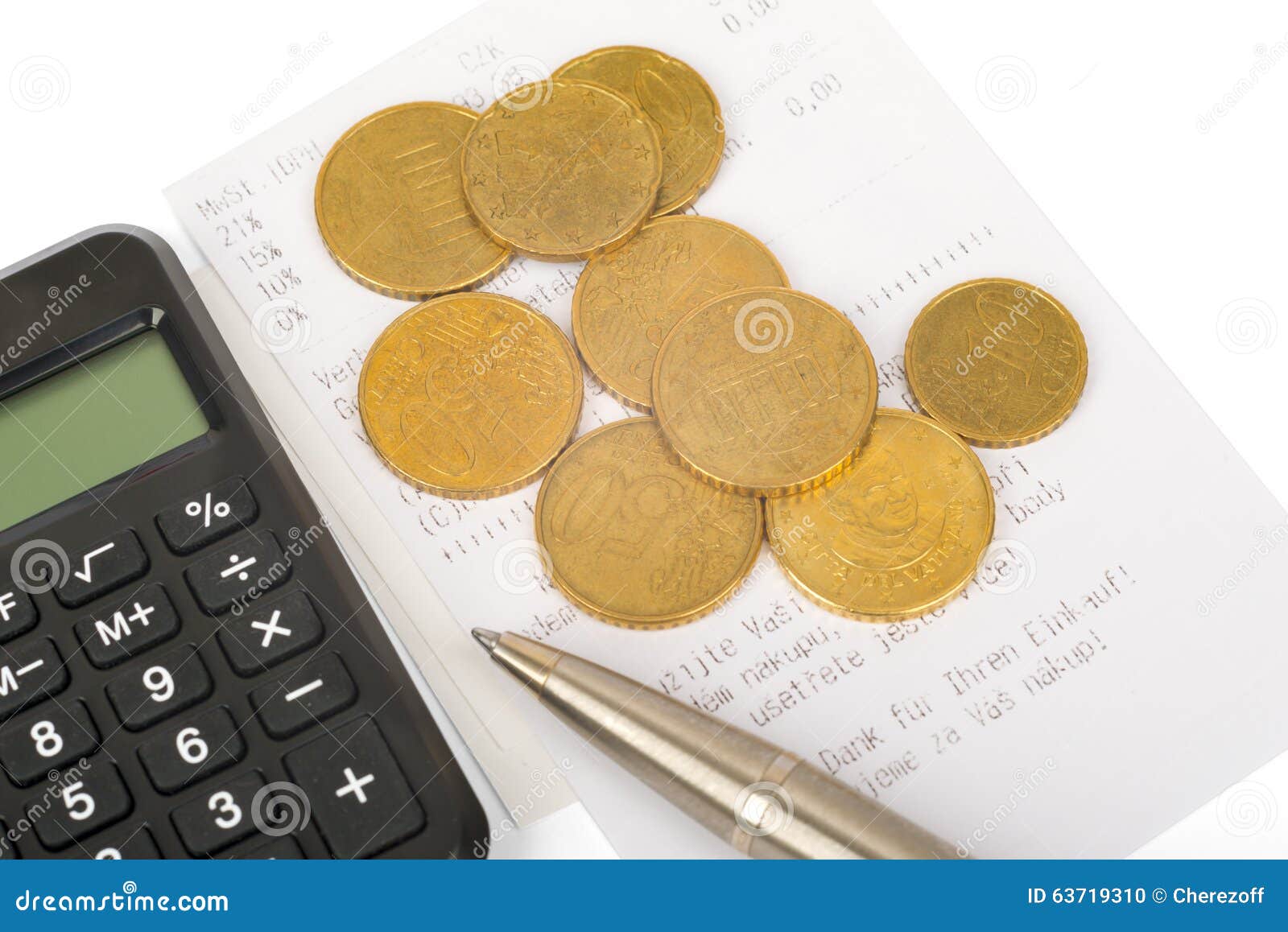 Coins and Chart As Symbol for Exchange Rates Stock Photo - Image of ...