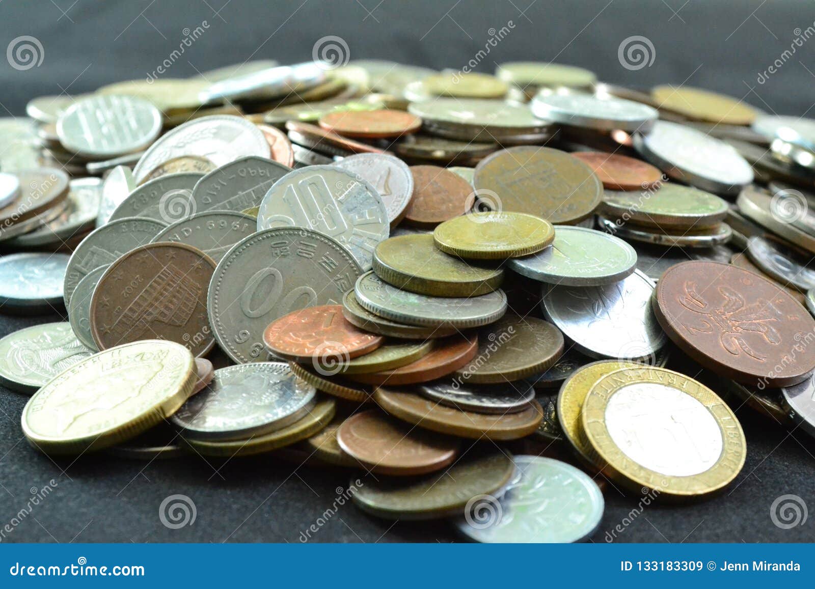 Coins Collection stock image. Image of collector, bulk - 133183309