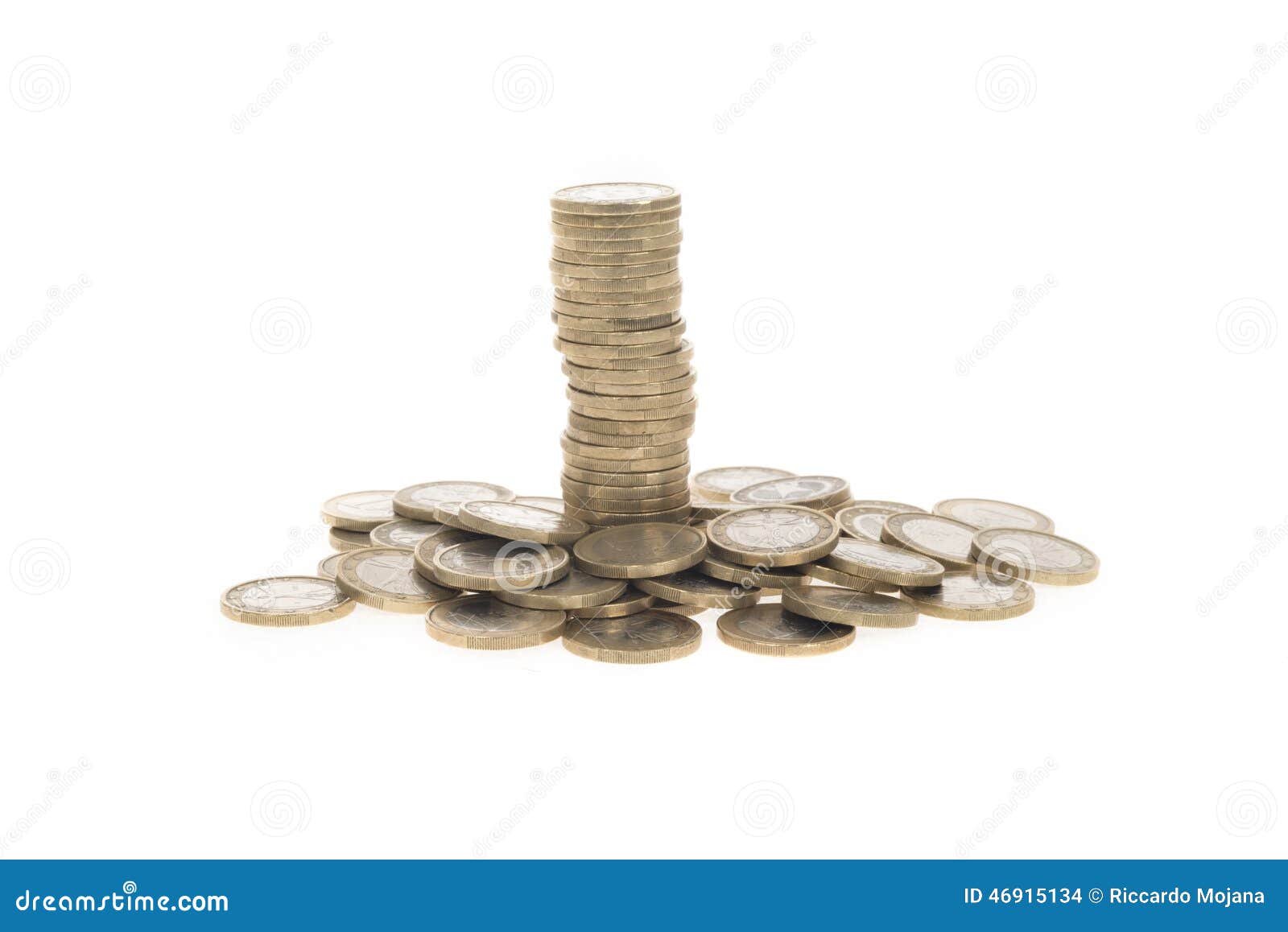 Coins Column Standing Out Other Coins Stock Photos - Free & Royalty ...
