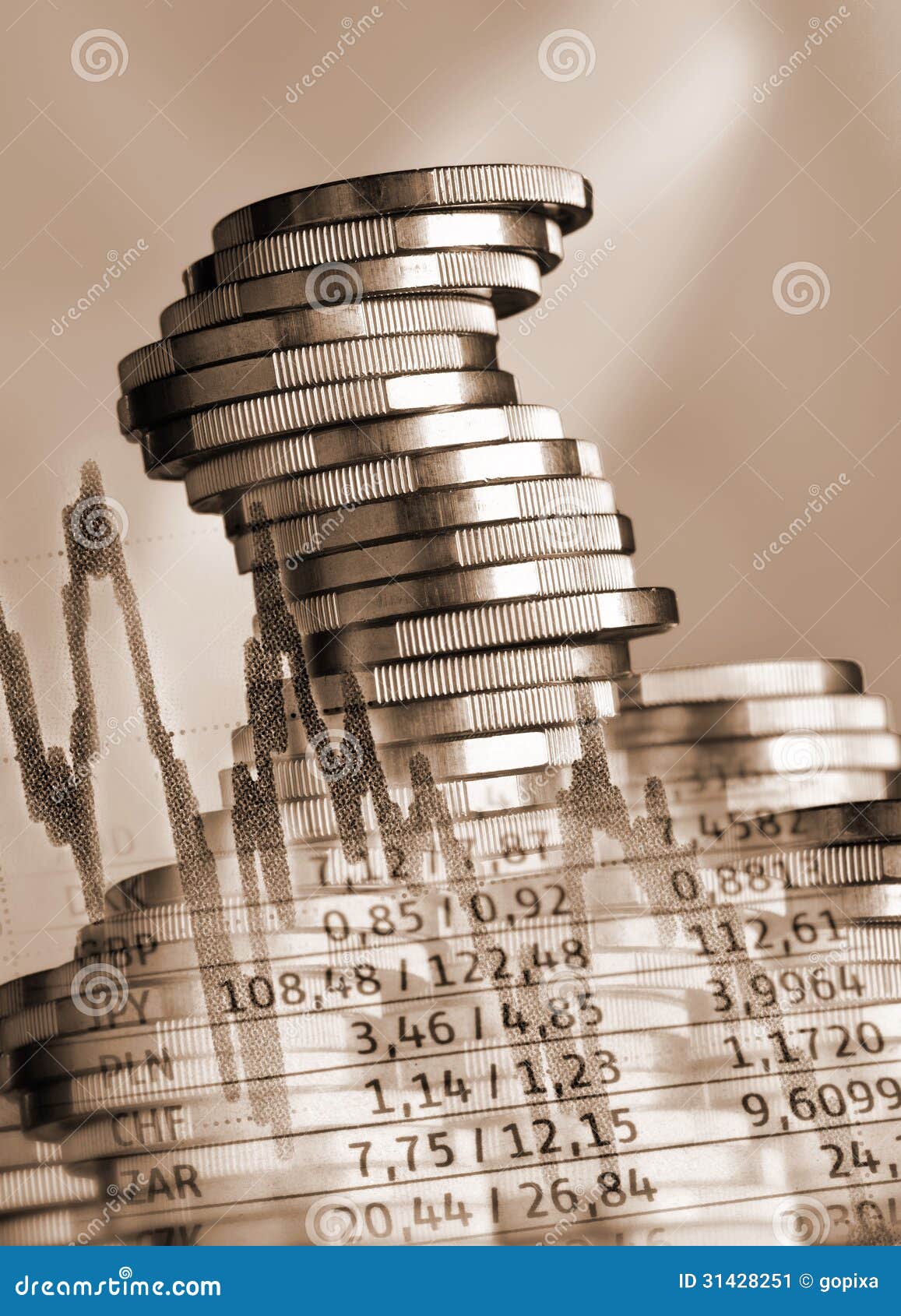Exchange rates stock image. Image of exchange, coin, banking - 31428251