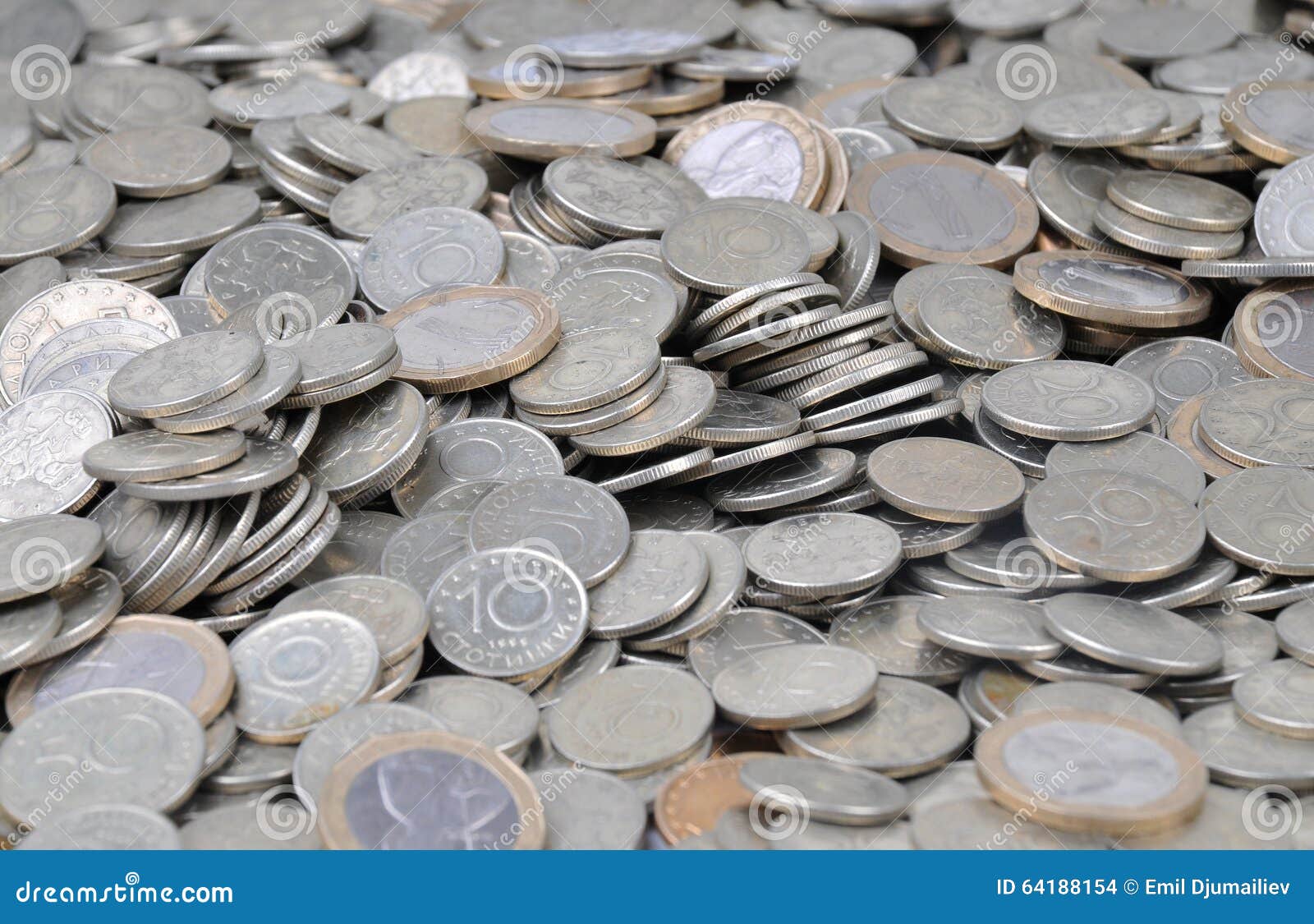 Coins, Currency, Falling. stock photo. Image of close - 64188154